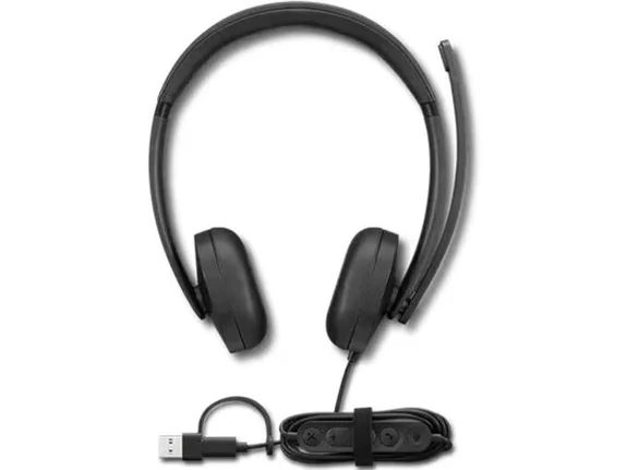 Lenovo Žične slušalice VoIP Headset 5000 USB-C USB