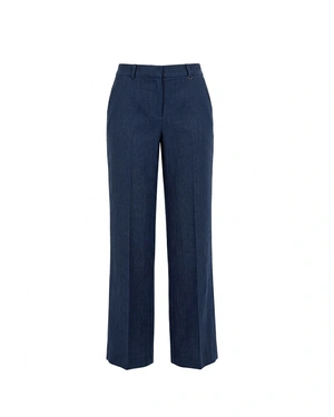 TEGET PANTALONE RAVNOG KROJA OD LANA I VISKOZE