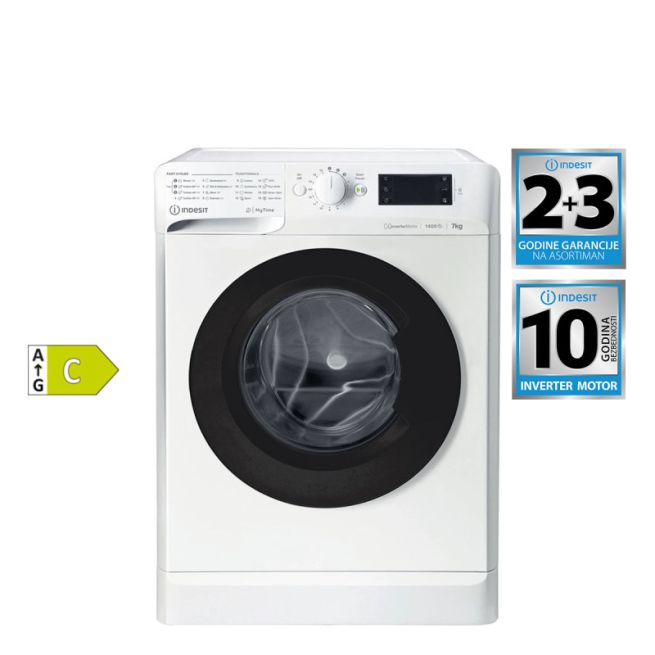 Indesit mašina za pranje veša MTWE71484WK EE
