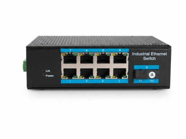 EXELINK ISF1009 8*10/100 NEUPRAVLJIVI INDUSTRIJSKI SWITCH BASE -TX PORTS 1*10 BASE-FX SC PORTS