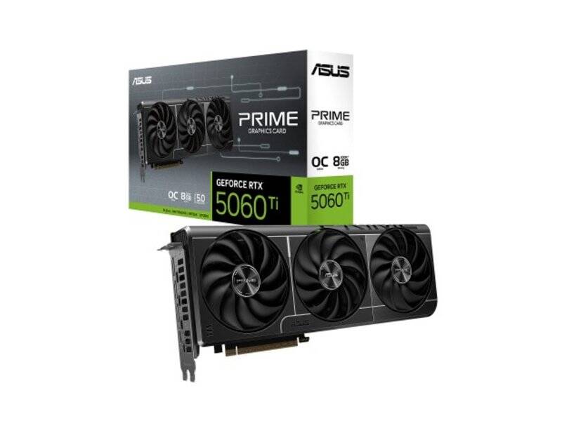 ASUS PRIME GEFORCE RTX™ 5060 TI 8GB GDDR7 OC EDITION PRIME-RTX5060TI-O8G