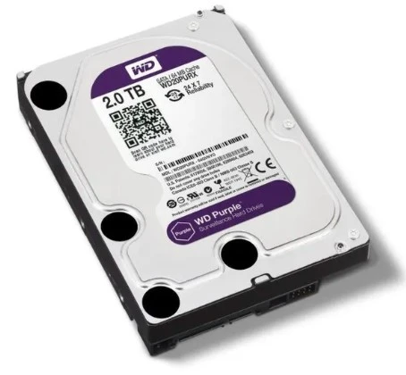HDD 3.5 * 2TB WD20PURX WD PURPLE 24/7 5400RPM 64MB SATA3
