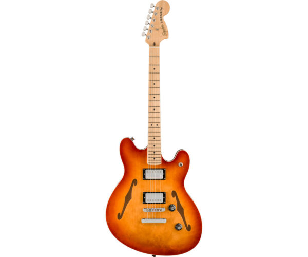 SQUIER by FENDER Affinity Series™ Starcaster® Deluxe LRL Sienna Sunburst Polu-akustična gitara