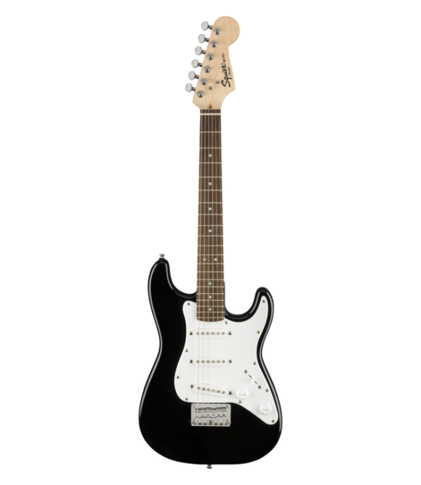 SQUIER by FENDER Mini Stratocaster® Laurel Fingerboard Black Električna gitara