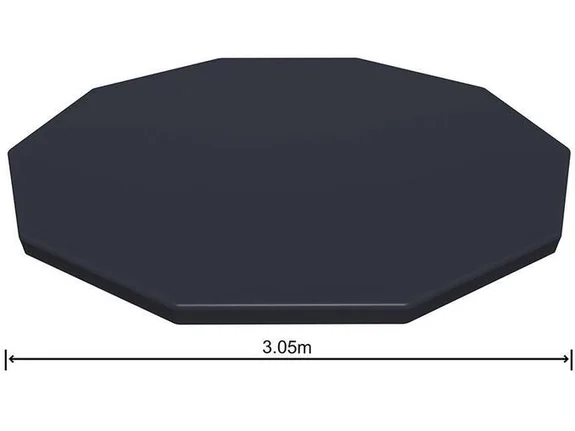 Bestway Prekrivač za bazen 3.05m, Crni