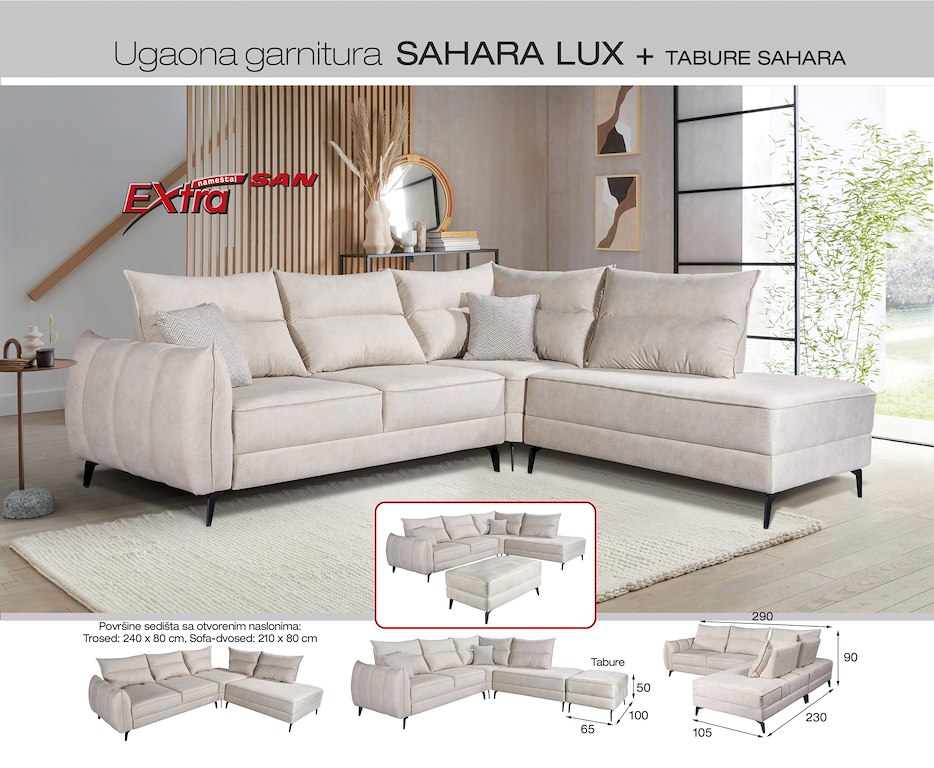 Ug.Sahara lux + tabure Sahara