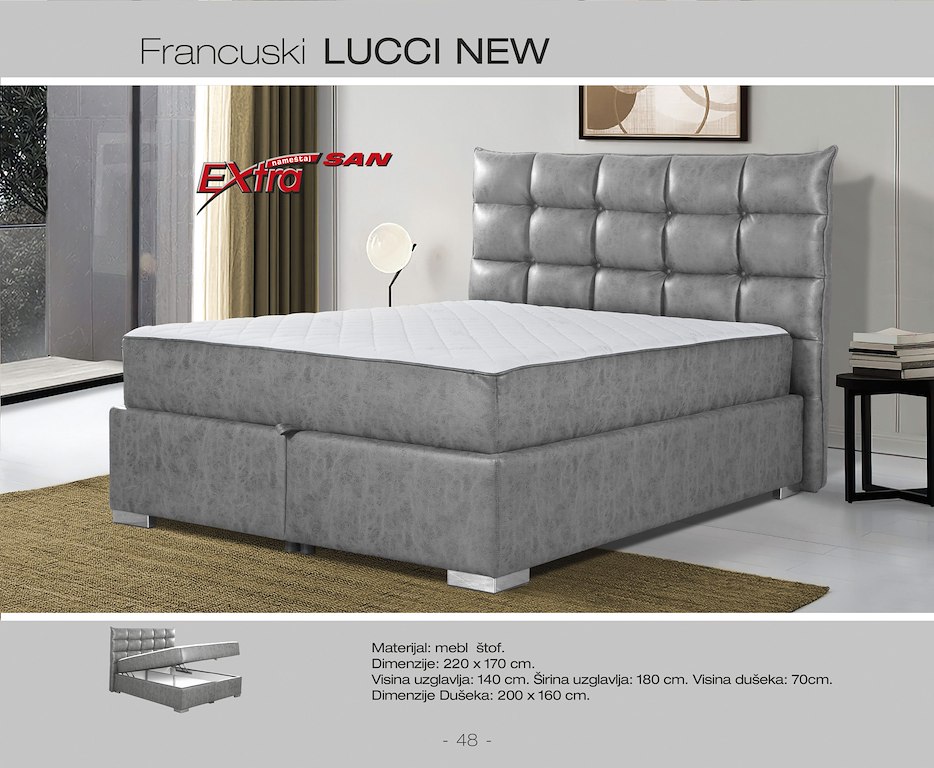 Francuski ležaj Lucci