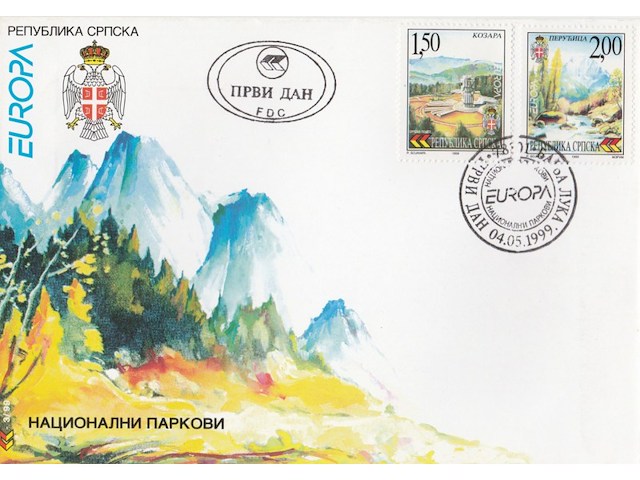 Republika Srpska - Europa CEPT - FDC 1999
