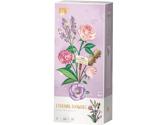 LOZ Kocka Lavender And Pink Rose