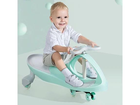 Eco Toys Guralica za decu led točkovi green Wiggle