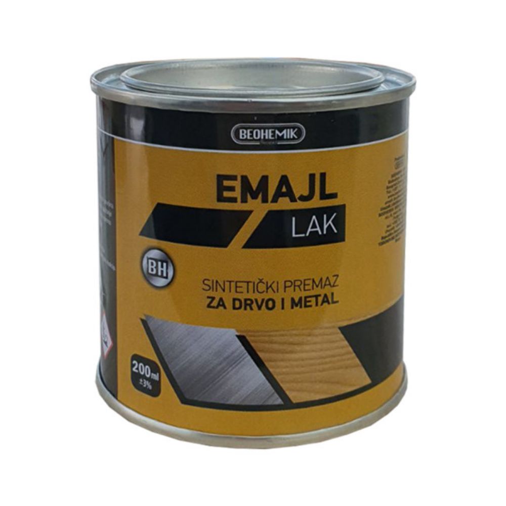 Emajl lak uljani bela mat za drvo i metal 0.2l