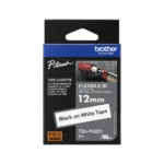 Brother TZe-FX231 fleksibilna laminirana traka 12mm (crno na belom)
