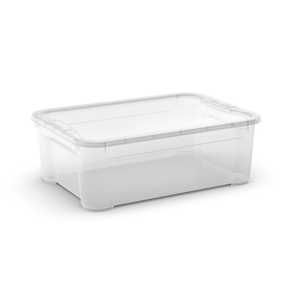 Kutija za skladistenje pvc providna 56x39x19h 31l