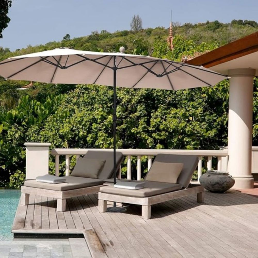 Suncobran 270x460/12/48cm, taupe