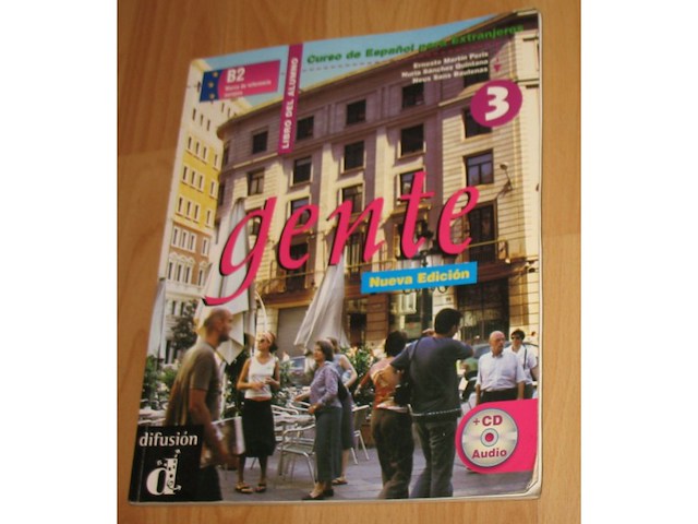 GENTE 3 B2 UDZBENIK + CD SPANSKI JEZIK