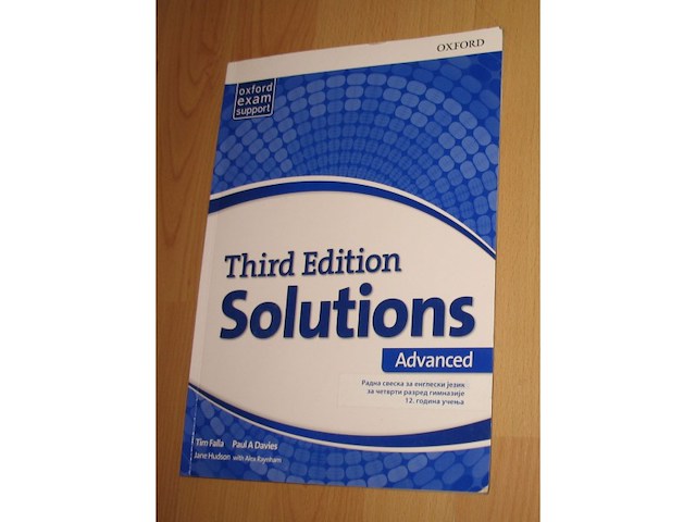 SOLUTIONS ADVANCED Third edition RADNA SVESKA