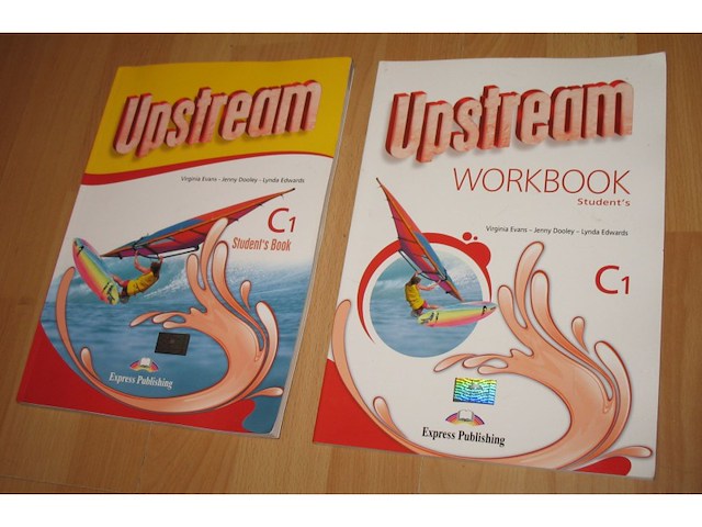 UPSTREAM C1+ UDZBENIK + RADNA SVESKA  NOVO