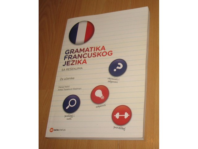 GRAMATIKA FRANCUSKOG+ RESENJA kao NOVO DATA STATUS