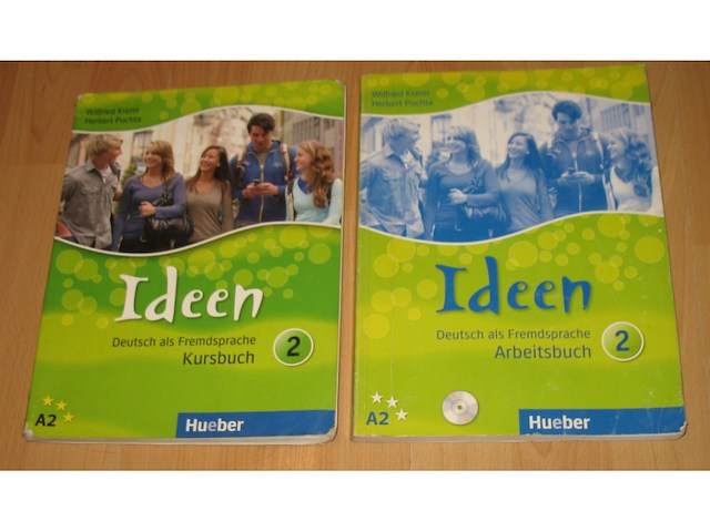 IDEEN 2 UDZBENIK + RADNA SVESKA + 2 CD-a
