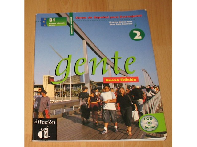 GENTE 2 B1 UDZBENIK + CD SPANSKI JEZIK