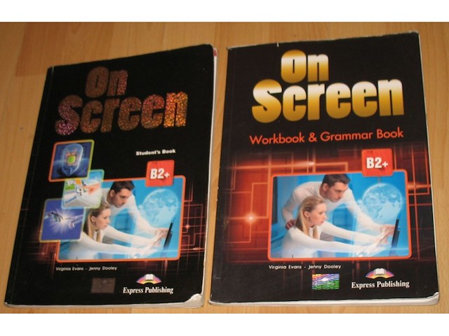 ON SCREEN B2+ KOMPLET UDZBENIK + RADNA SVESKA