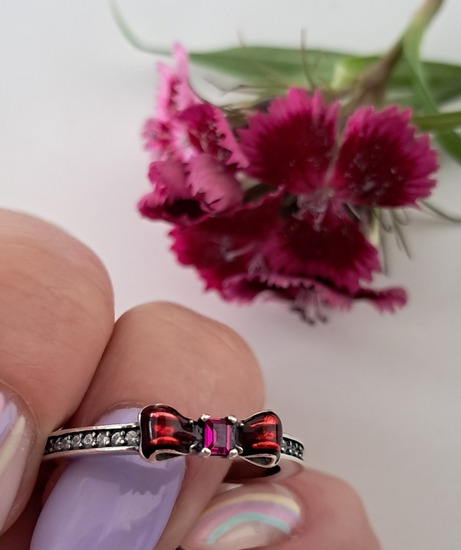Nov Pandora prsten Snow White masna 16,5mm 925