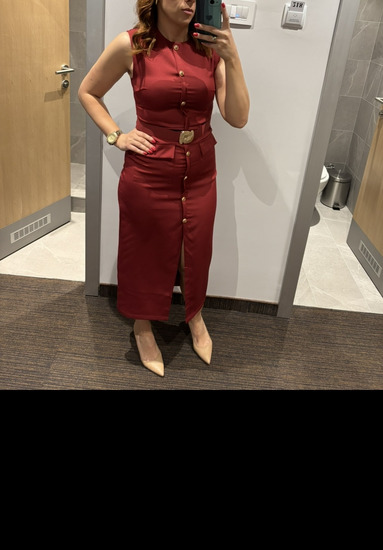 Haljina bordo