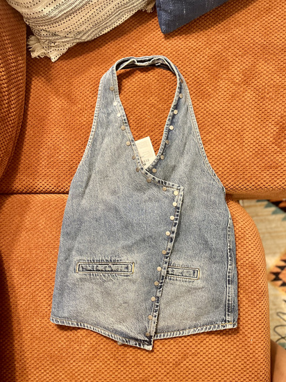 Pull and Bear teksas top NOVO