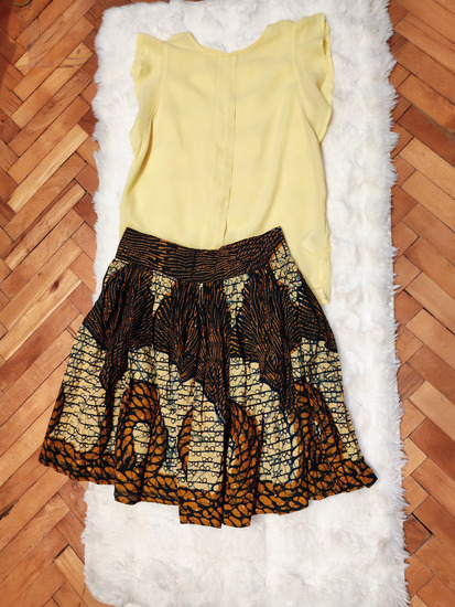 Kommplet Vintage suknja i bluza