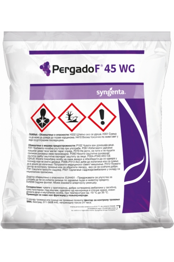 PERGADO F 45 WG 250GR
Šifra: 1690 JM: KOM