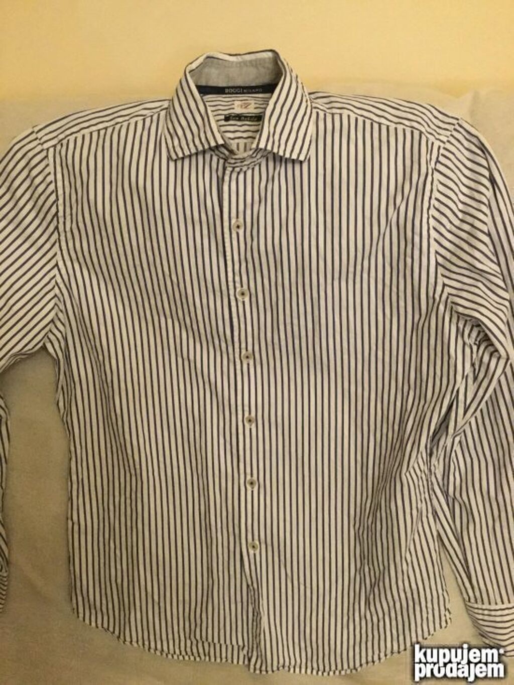 Original BOGGI Milano kosulja M KAO NOVA 100% cotton SLIM FIT