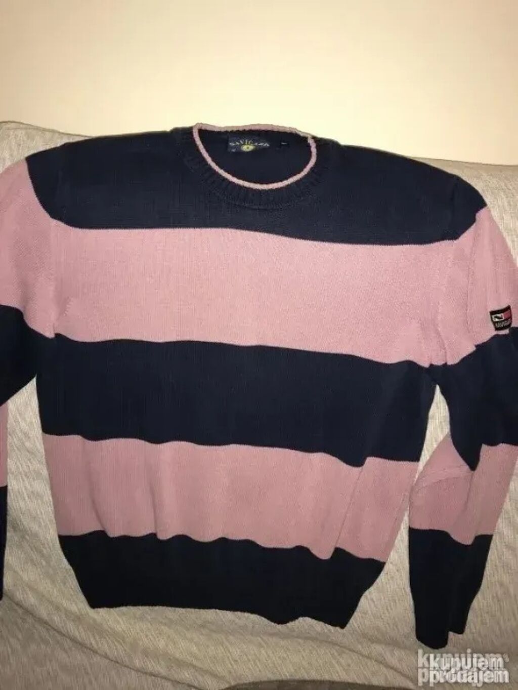 Original NAVIGARE dzemper M/L 100% cotton Ramena 48cm duzina 75cm