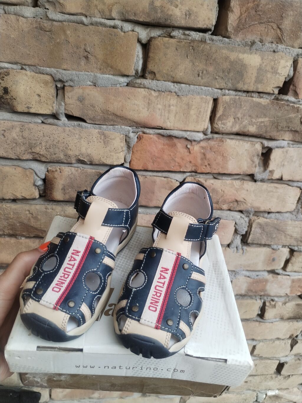 Naturino sandale za dečake, broj 27, uložak 17,5 cm. - Model sa