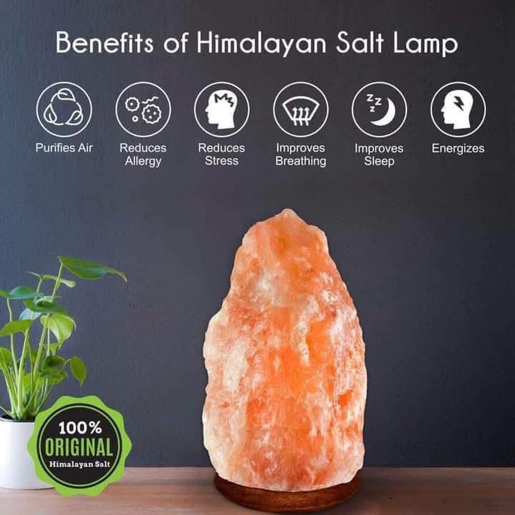 Lampa od himalajske soli Cena: 2400 din JEDINSTVENA SALNA LAMPA