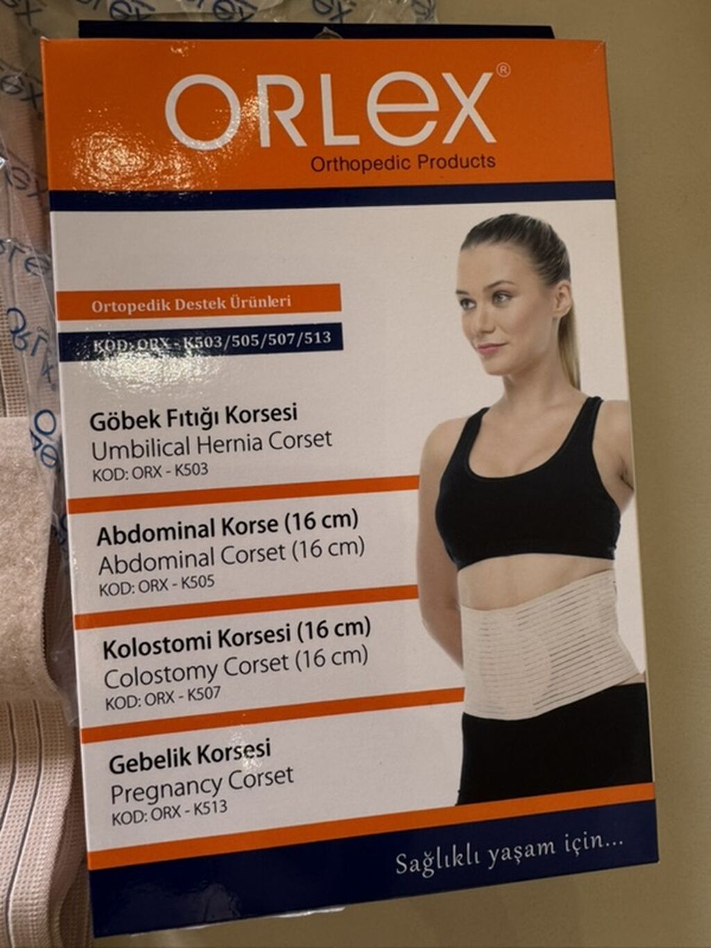 NOVO! ORLEX ortopedski pojas – serija abdominalnih/podržavajućih