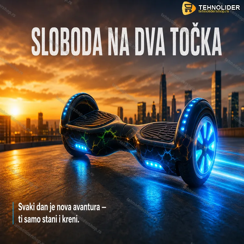 Električni hoverboard 6.5 inča — samobalansirajući skuter