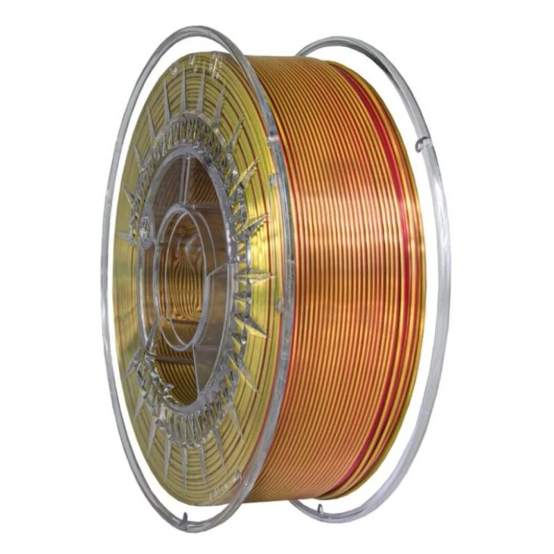 D.D. PLA SILK Dual 1,75mm 1kg Gold/ Dark red