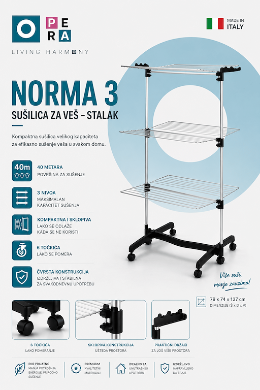 Sušilica za veš – Stalak