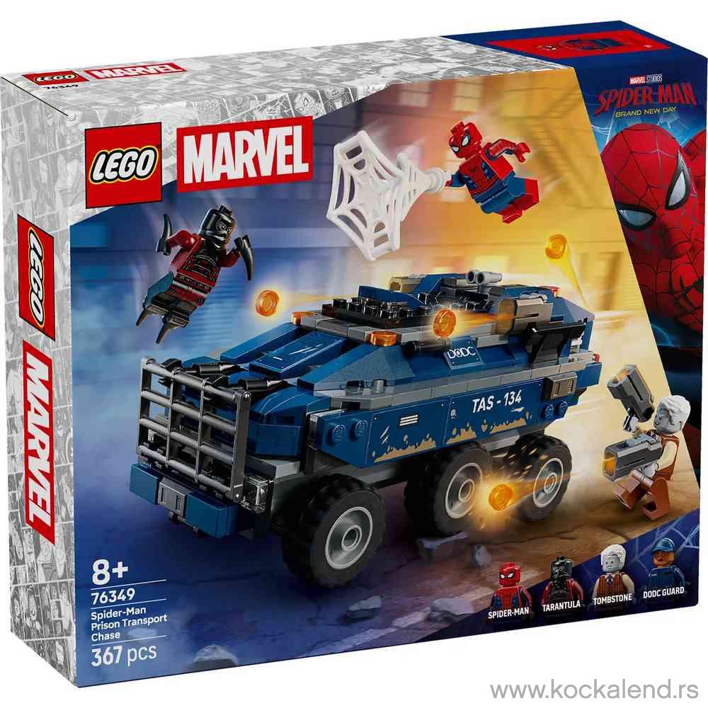 LEGO SUPER HEROES SPIDERMAN PRISON TRANSPORT