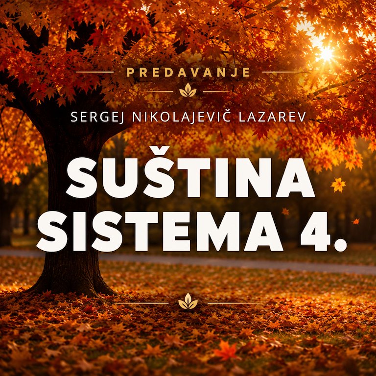 S.N. Lazarev: Suština sistema 4. (predavanje mp4)