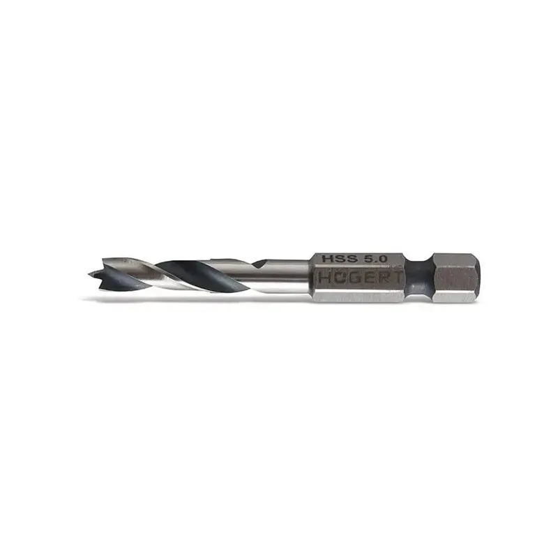HÖGERT Burgija za metal HSS sa šestougaonim prihvatom 1/4″ — 4 mm