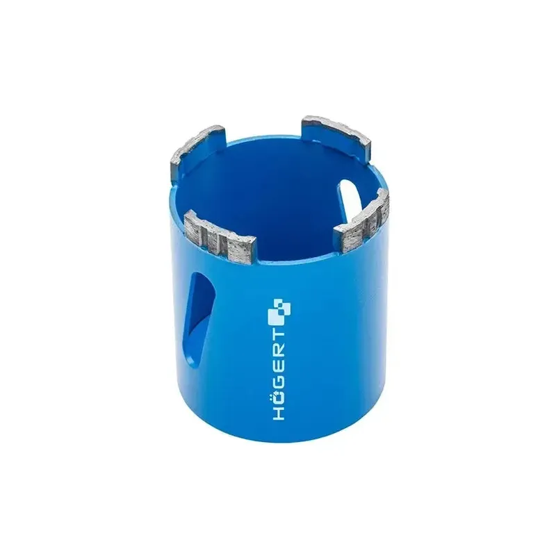 HÖGERT Kruna za bušenje čelična 68 mm — 4 dijamantna segmenta