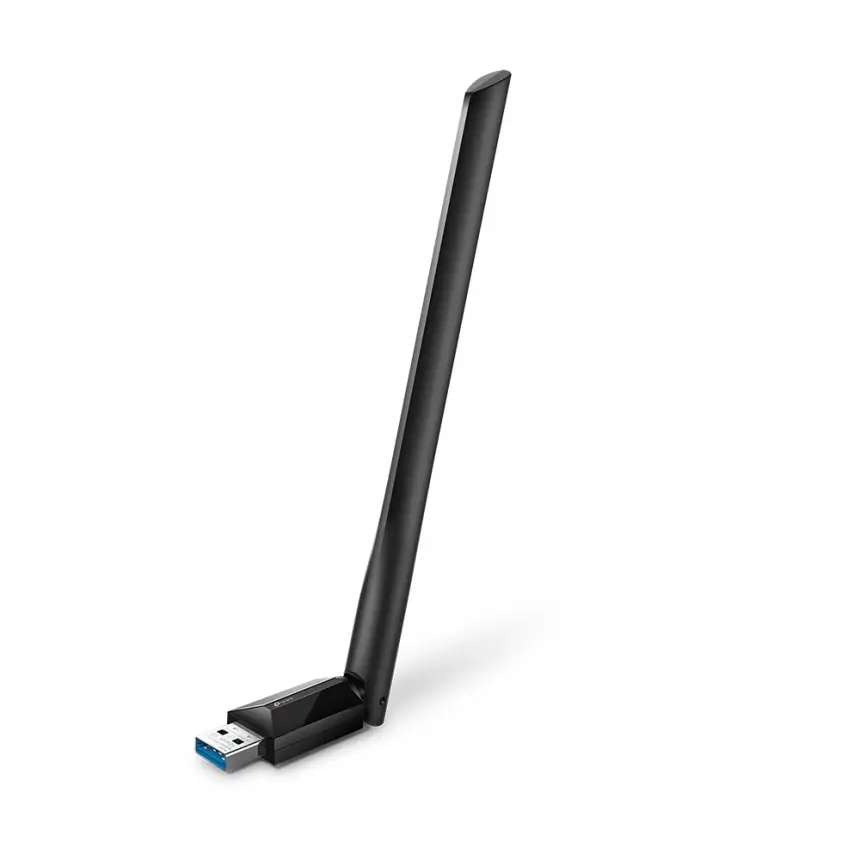 TP-Link Archer T3U Plus AC1300 high gain wireless 1.267Mb/s dual band USB kartica 802.11ac/a/b/g/n (2.4GHz & 5GHz / 100mW = 20dBm), MU-MIMO, 5dBi podesiva antena