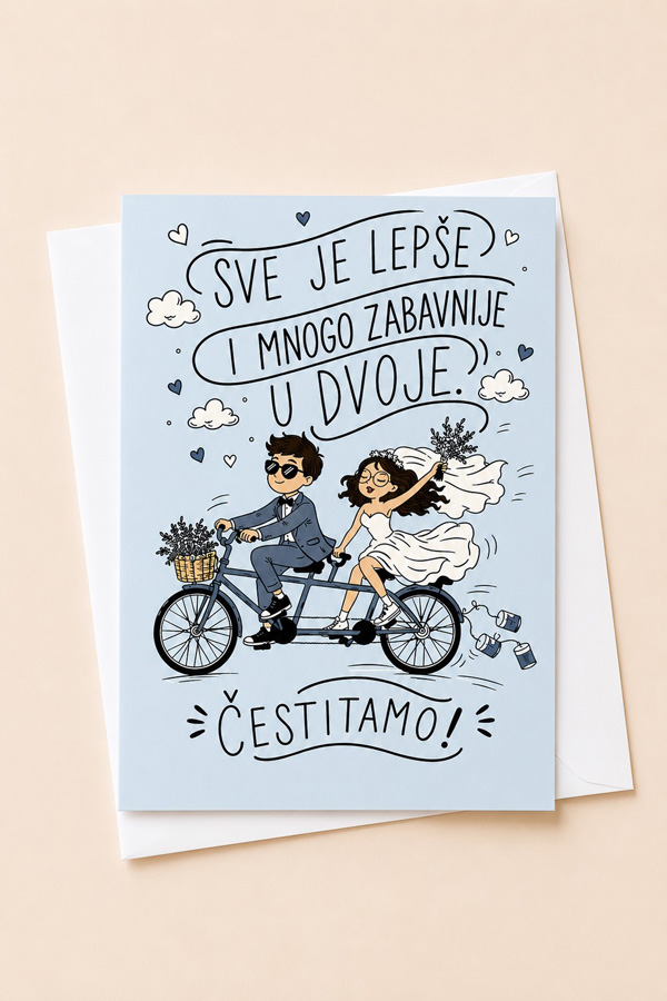 ČESTITKA SVE JE LEPŠE U DVOJE