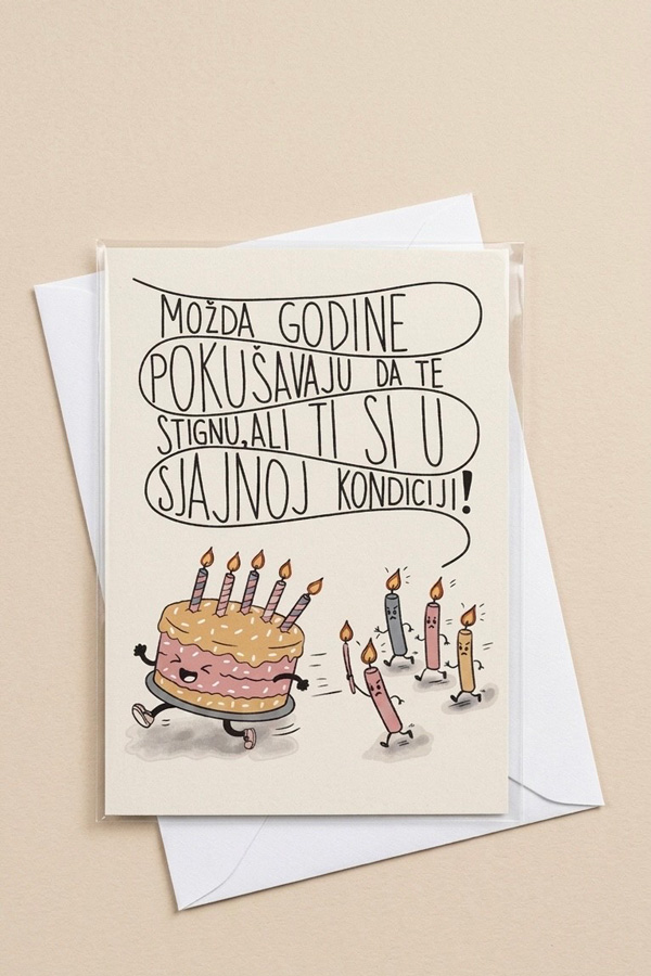 ČESTITKA MOŽDA GODINE POKUŠAVAJU DA TE STIGNU