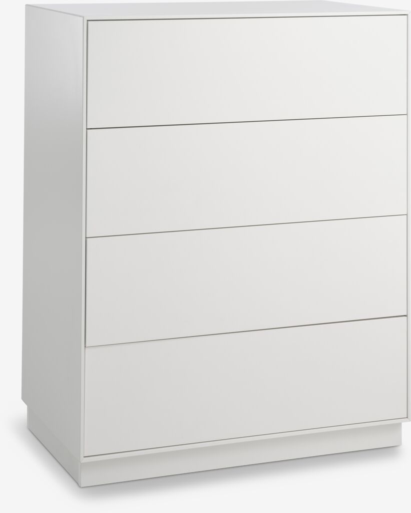 Komoda 4 fioke VITTRUP bela