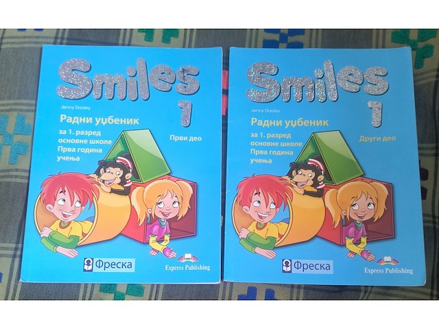 Smiles 1, komplet od dva udžbenika za 1.razred