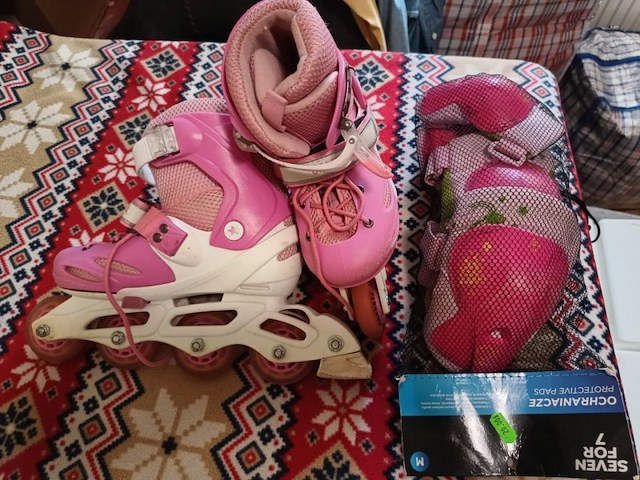 California Pro roze roleri (32-35) + POKLON