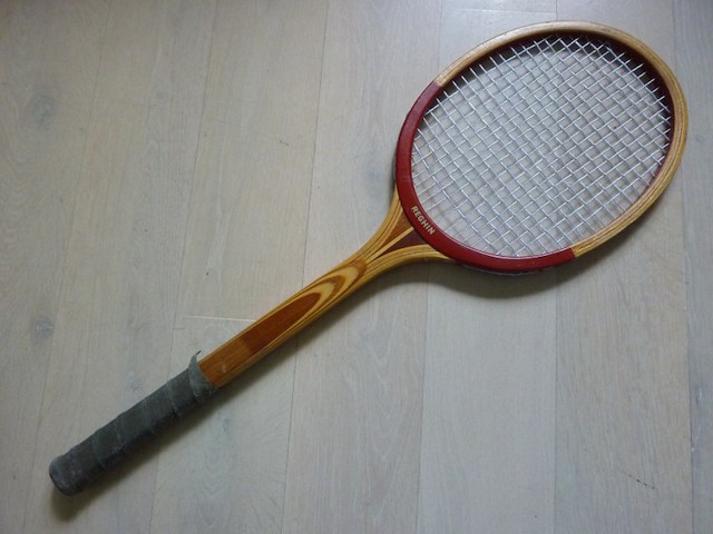 REGHIN - vintage stari drveni reket za tenis