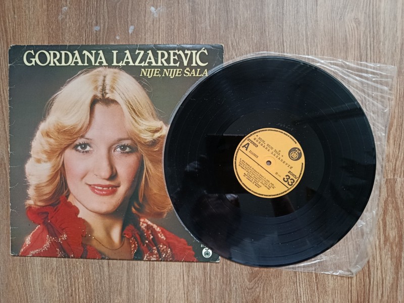 LP ploca Gordana Lazarevic- Nije nije sala